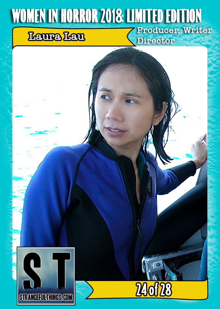 Women in Horror Trading Cards: Laura Lau - Superficial Gallery