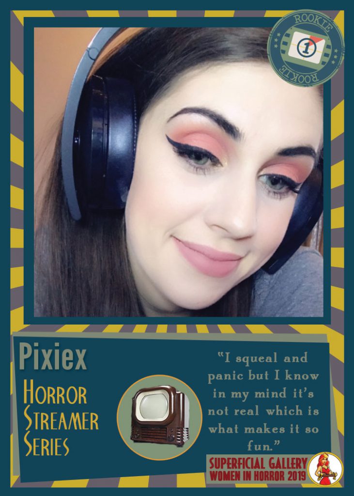 Pixie X – Woman in Horror Streamer 2019 - Superficial Gallery