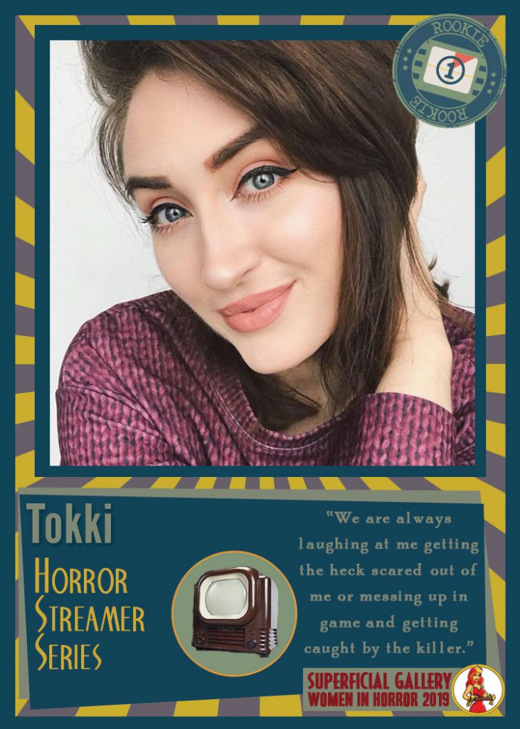 Tokki – Woman in Horror Streamer 2019 - Superficial Gallery